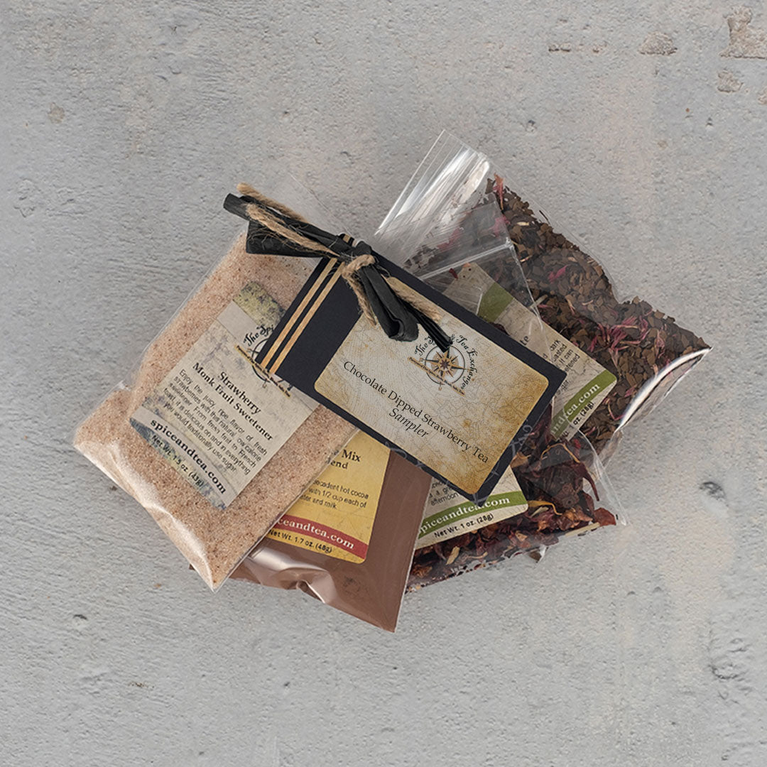 Chocolate-Dipped Strawberry Tea Sampler – The Spice & Tea Exchange